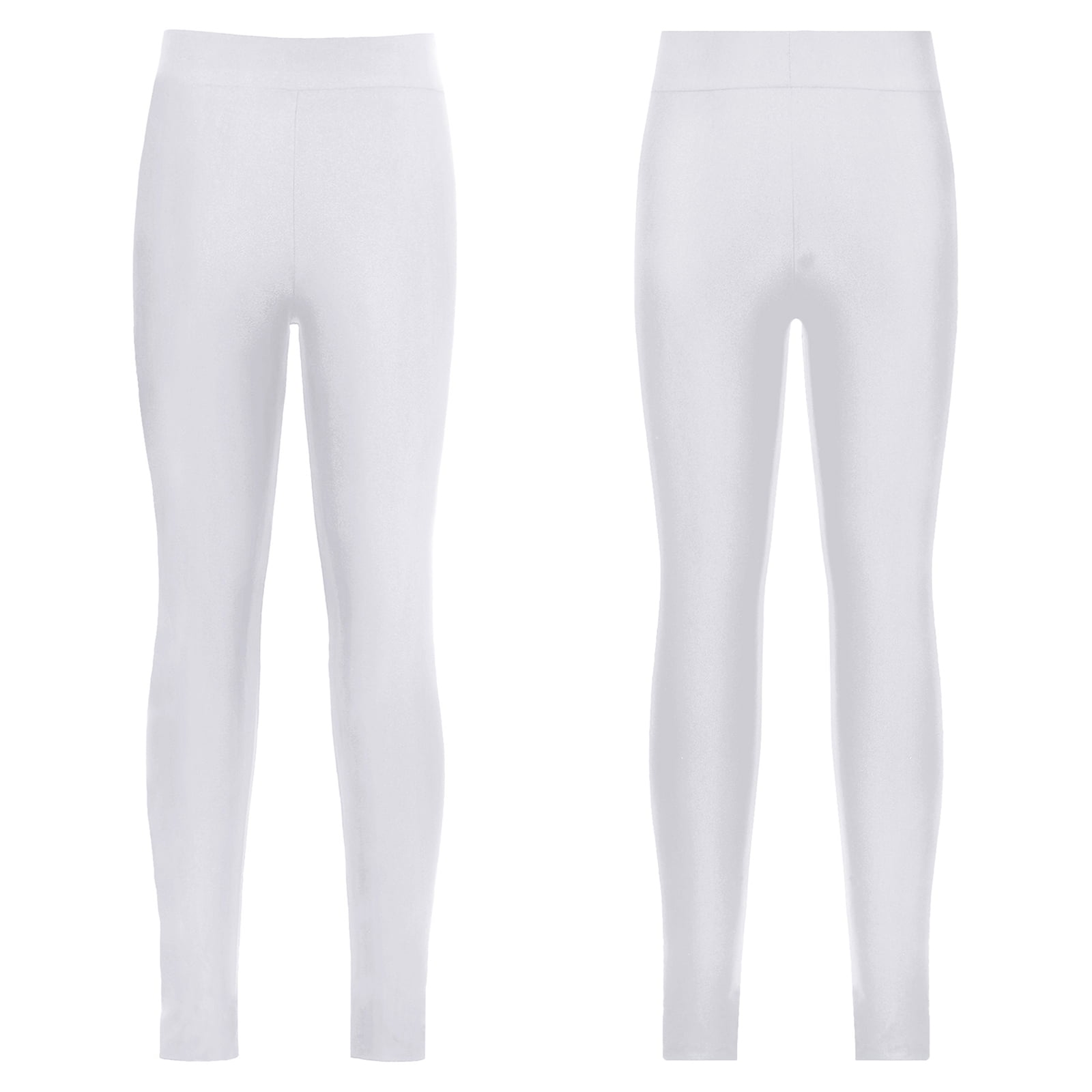 renvena Girls' Compression Pants Stretchy Yoga Tights Athletic Running ...