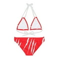 Effete Feline Claw Marks Scratch Strappy Bikini Set (AOP) - Walmart.com