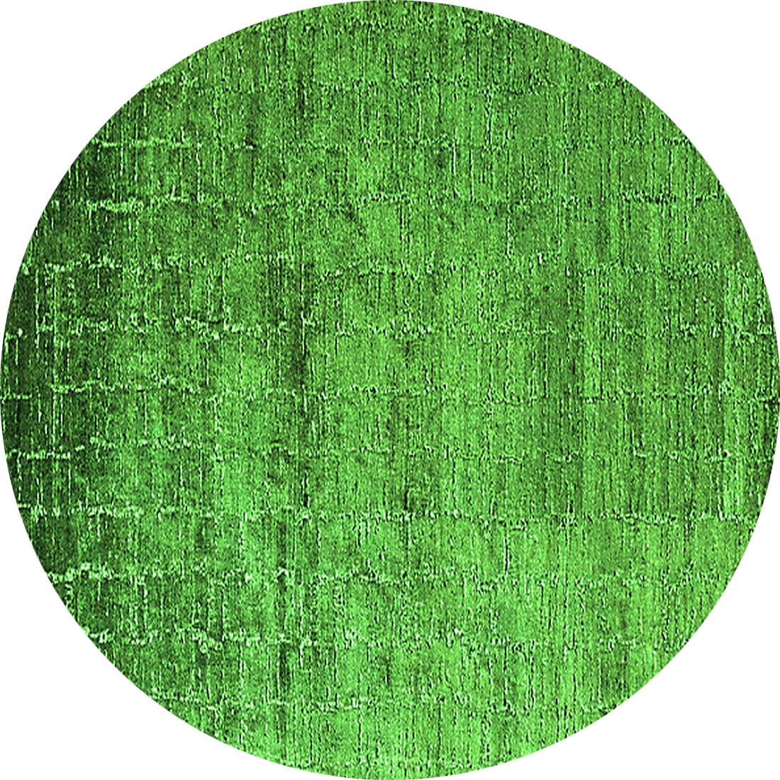 Ahgly Company Indoor Round Solid Green Modern Area Rugs, 8' Round ...