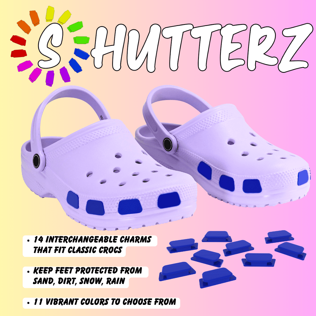 SHUTTERZ 14 Pack Shoe Charms (Blue) - Walmart.com