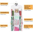 Double-Sided Gift Wrap Organizer - White Hanging Wrapping Paper Gift ...
