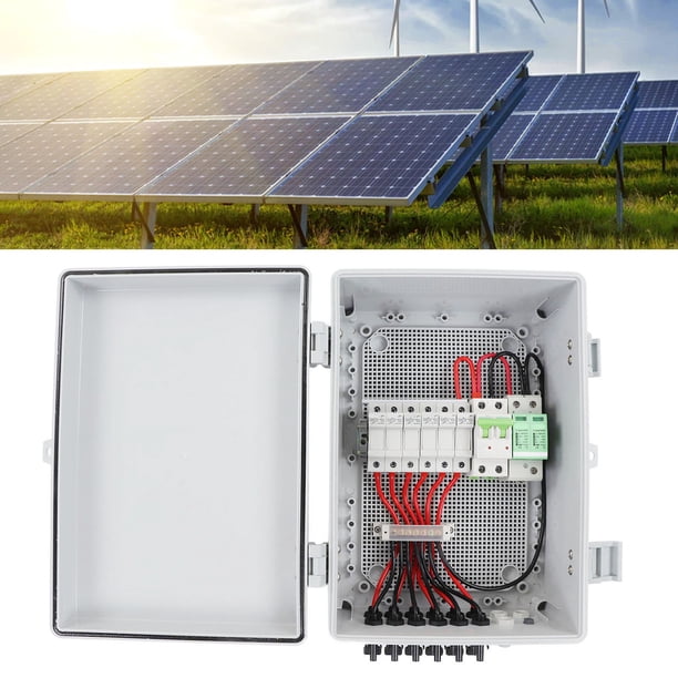 Solar Combiner Box, IP65 Photovoltaic Combiner Box Reverse Anti ...