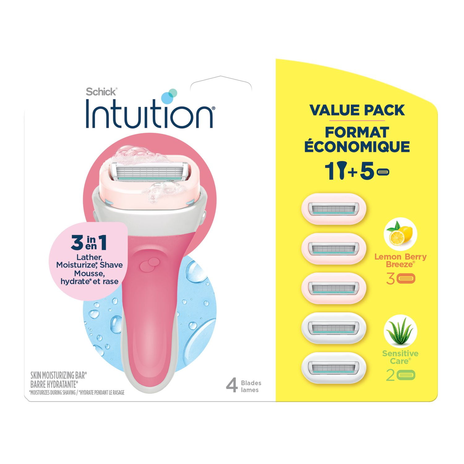 Click here for Schick Intuition Razor & Refill Value Pack prices