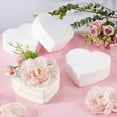 Foam Heart Shaped Cake Model White 150x150x50mm - Walmart.com