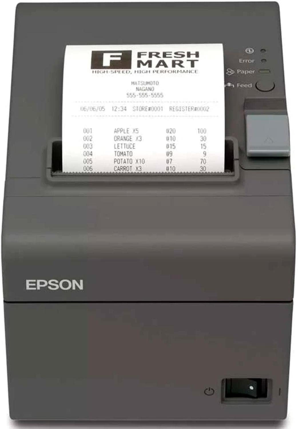 Restored EPSON TM-T20II Thermal Receipt Printer – USB Connectivity ...