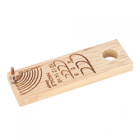 Fyydes Wooden Lightweight Compact Fish Hook Measuring Contrast Ruler ...