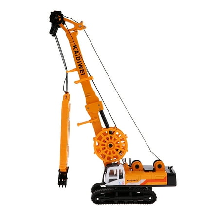 1:64 Drilling Rig Model Alloy Head Rotary Toy Model Heavy Vehicle ...