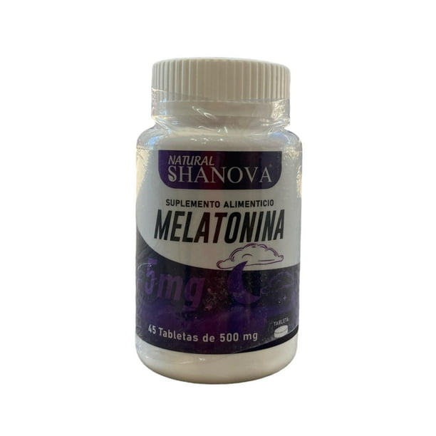 Melatonina 5 mg 45 tabletas Shanova | Bodega Aurrera en línea