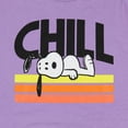 Peanuts Men's Snoopy Chill Relaxing Vintage Stripes Graphic T-Shirt ...