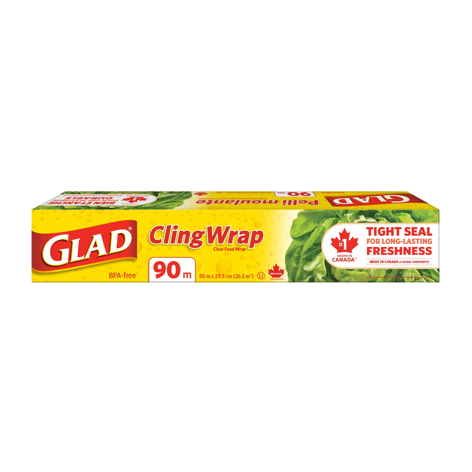 Click here for Glad Cling Wrap  Clear Food Wrap  90 M 90 M prices