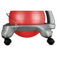 CanDo® Ball Chair - Plastic - Mobile - with Back - Child Size - with ...