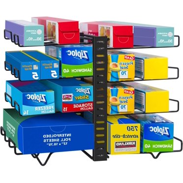 Kitchen Wrap Rack Organizer for Storage of Aluminum Foil and More ...