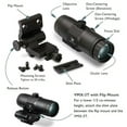 Vortex Optics VMX-3T 3X Red Dot Sight Magnifier Combo with Flip Mount ...