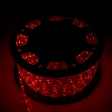 Walcut 150Ft Indoor/Outdoor LED Rope Lights, 110V, Connectable, Blue ...