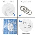 60x72 Inch Shower Curtains for Bathroom, Ocean Turtle Fabric Bath ...