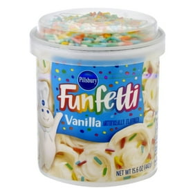 Pillsbury Funfetti Aqua Blue Vanilla Frosting, 15.6-Ounce - Walmart.com