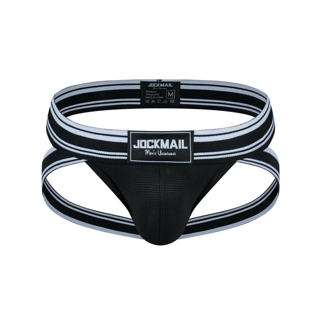 JOCKMAIL Mens Underwear Jockstraps Comfortable Mens Sport Briefs Athletic Supporters Mens ...