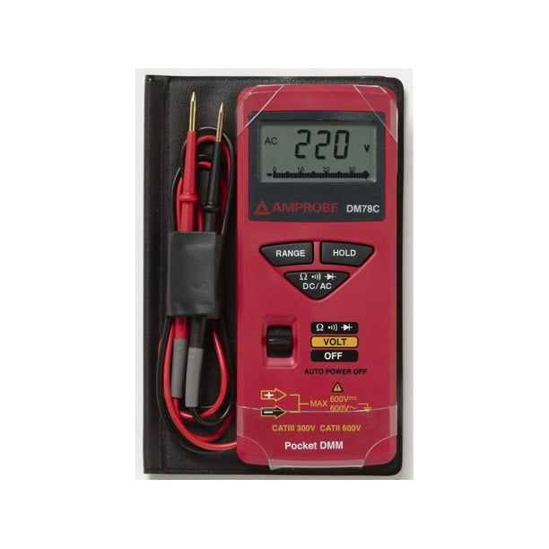 Amprobe DM78C Pocket Digital Multimeter - Walmart.com