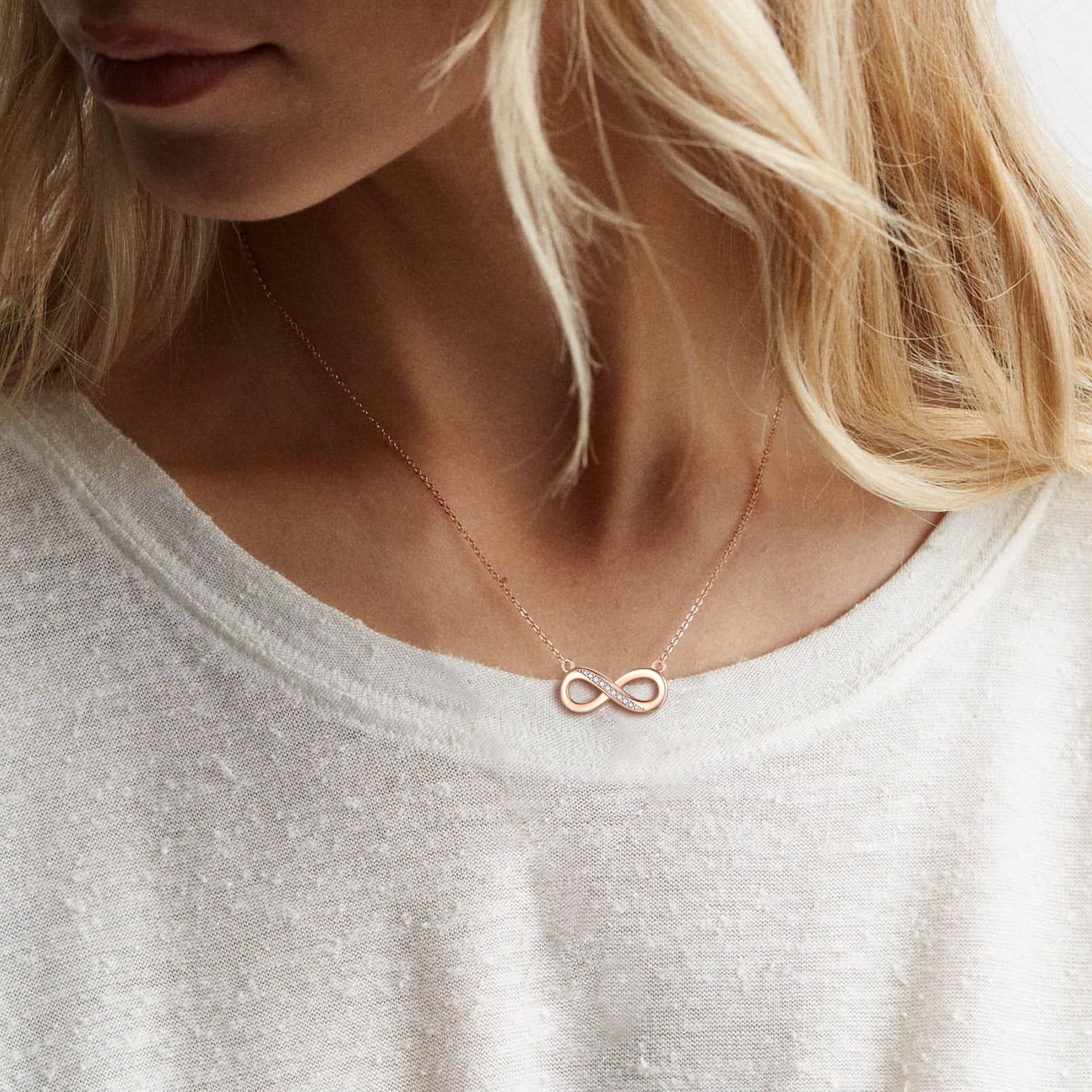Infinity necklace for her store