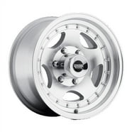 American Muscle 15x10 55 Rally Silver Wheel 5x5 (-32mm) Powder Coated ...