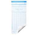 Yescom 1000 Count Monthly Time Clock Cards Timecard for Employee ...
