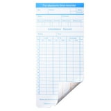 Yescom 1000 Count Monthly Time Clock Cards Timecard for Employee ...