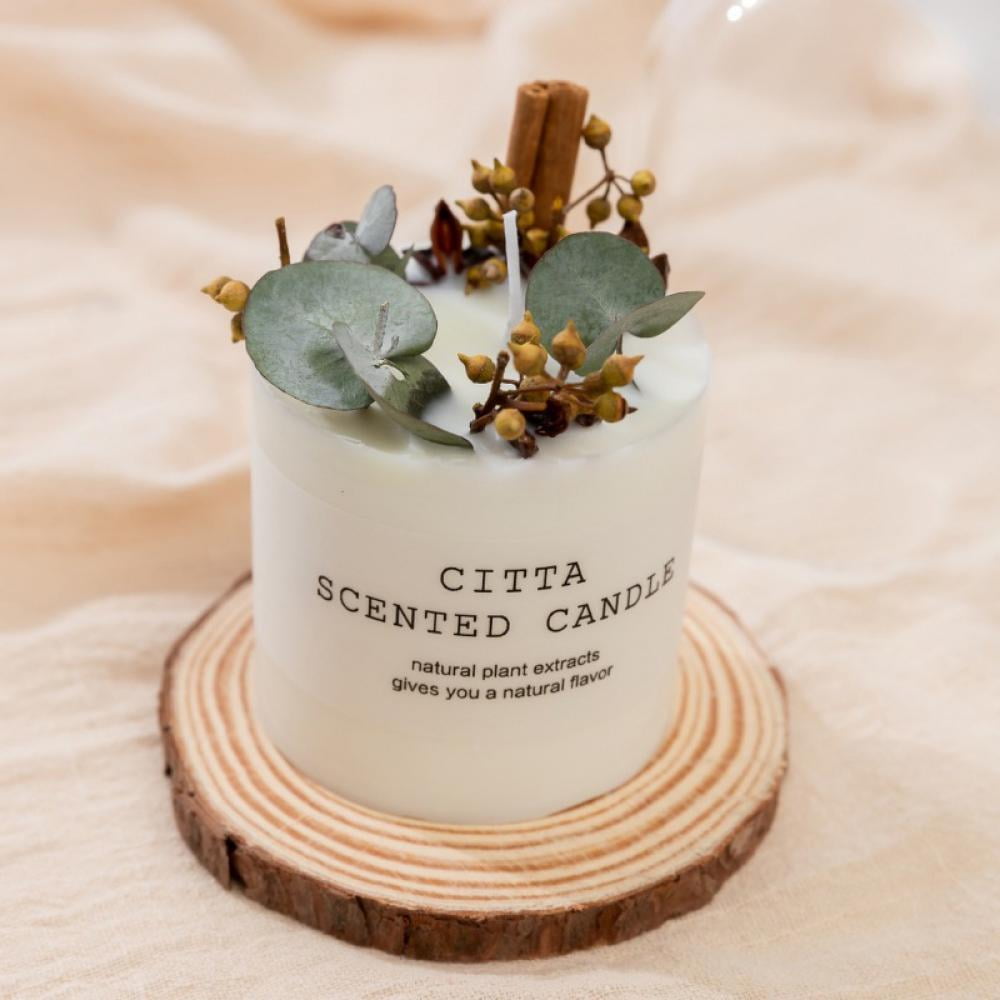 Natural Soy Wax Candle Luxury Cedar Balsam Scented Soy Candles ...