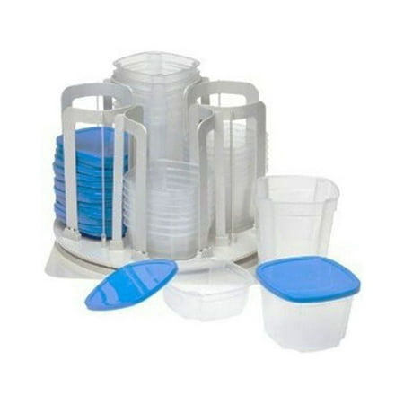Spin 'N' Store Revolving Food Storage System Great Organizer To Save ...