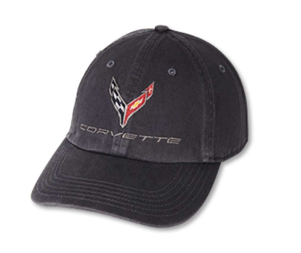 C8 Corvette Next Generation Garment Washed Hat Charcoal - Walmart.com