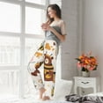 Fotbe Cute Bee Honey Jar Hive Bear Women's Pajama Pants,Sleepwear Pants ...