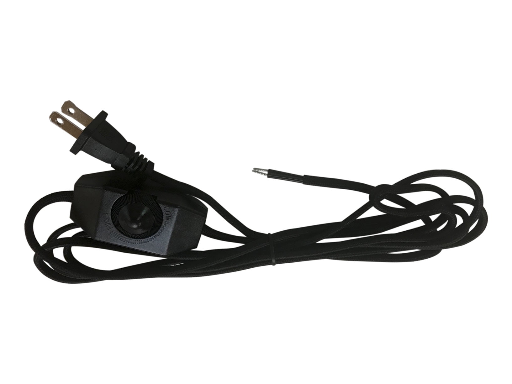 Royal Designs, Inc. Lamp Cord Molded Plug with Rotary Dimmer Switch ...