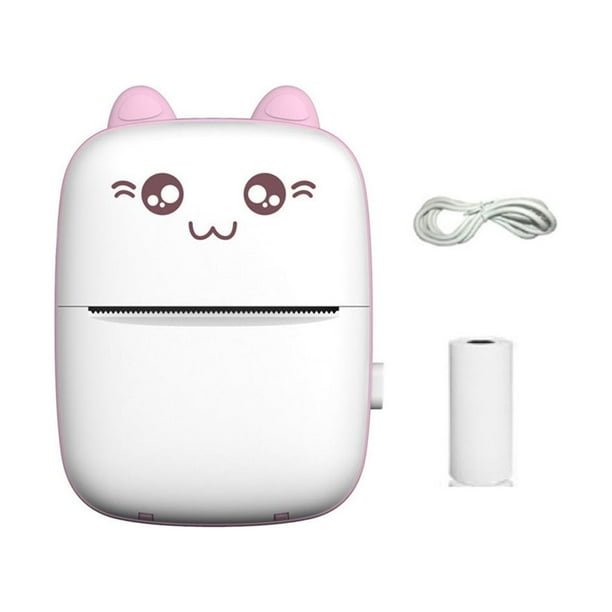 Seitruly Impresora térmica portátil blanca, solución pequeña y ligera ...