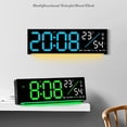 High Brightness LED Digital Clock Clear Display Time Date Temperature ...