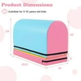 Costway Mailbox Tumbling Mat Gymnastics Vaulting Box with Detachable ...