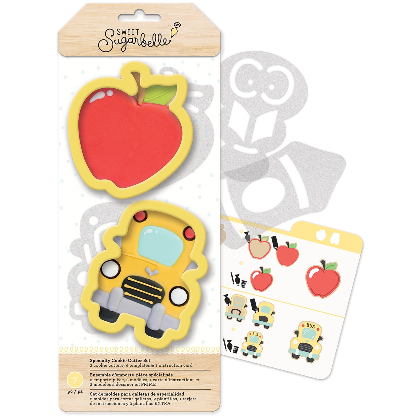 Sweet Sugarbelle Specialty Cookie Cutter Set 7/Pkg-Back To School ...