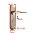 Fichiouy Home Bathroom Interior Set: European Style Lever Door Lock ...