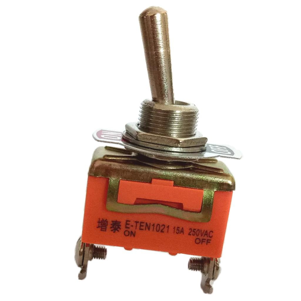 Heavy Duty 2 Pin 2 Position Rocker Toggle Switch 250V 15A - Walmart.com