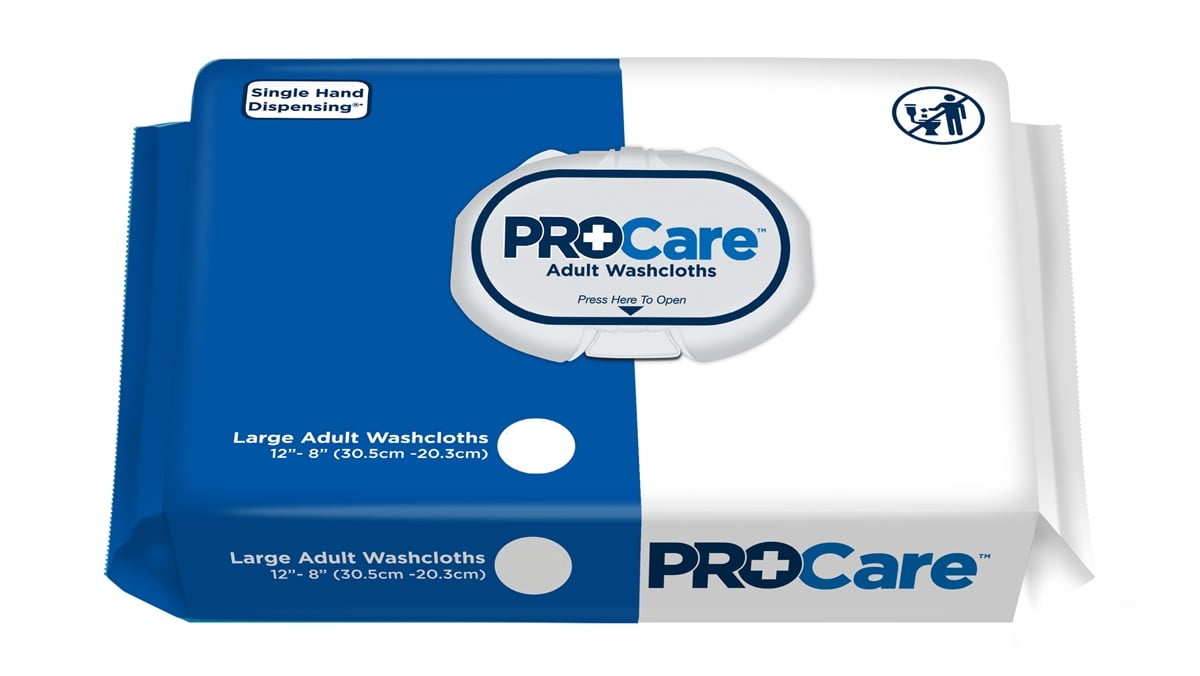 Personal Wipe ProCare Soft Pack Aloe Vitamin E 96 Count (576/CA ...