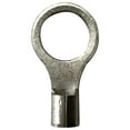 (100) Non-Insulated 12-10 AWG Gauge Ring Connector 3/8" Stud Electrical Wire Terminal - USA ...