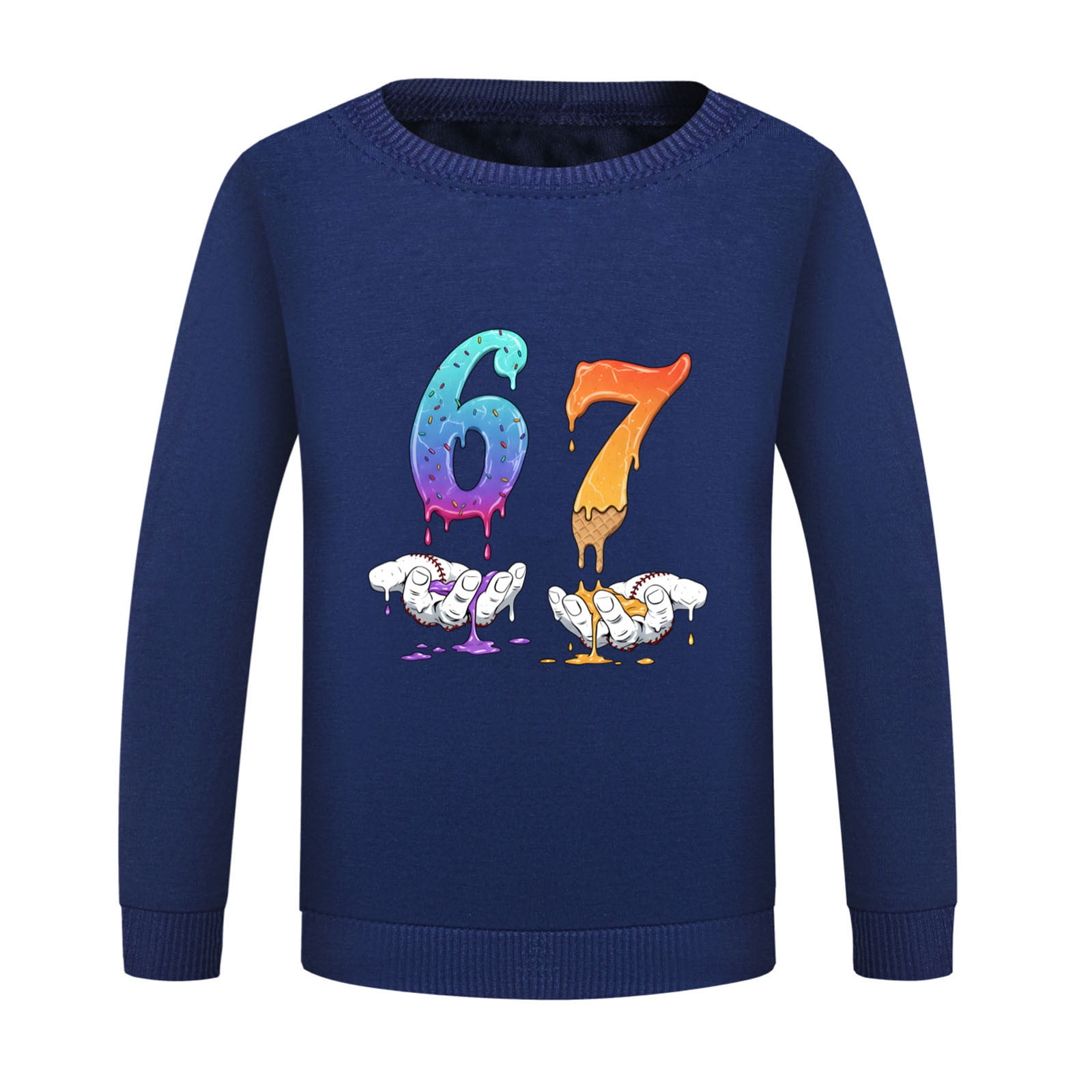 Click here for Bravefron 67 Christmas Kids Graphic Print Crewneck... prices