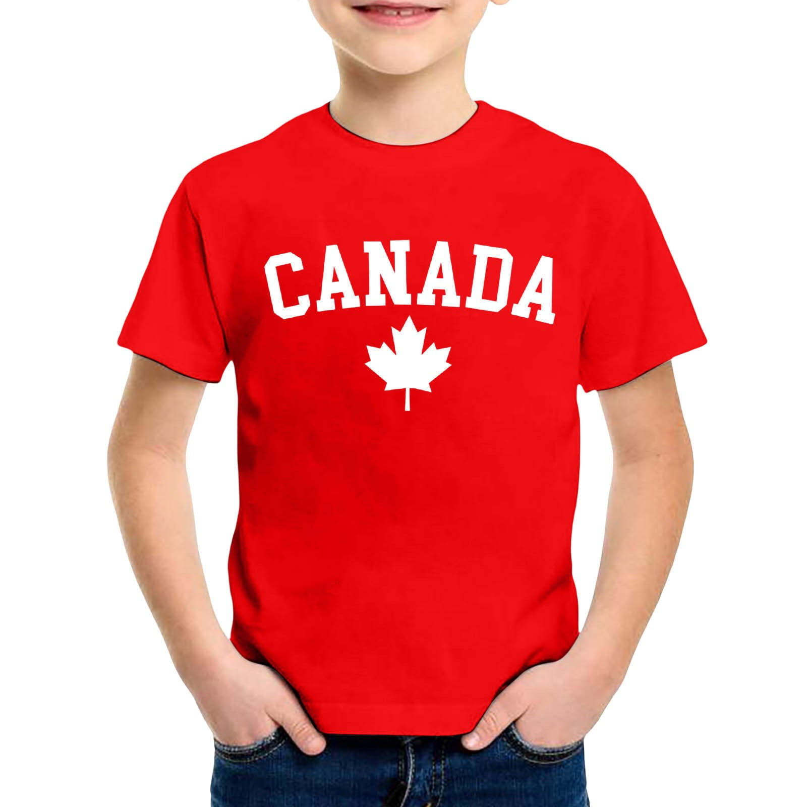 Click here for Zcn001 Tshirt Enfant Garcon Canada Day Short Sleev... prices