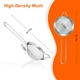 2Pcs/3Pcs Fine Mesh Strainers, Colanders & Sifters with Sturdy Handle ...