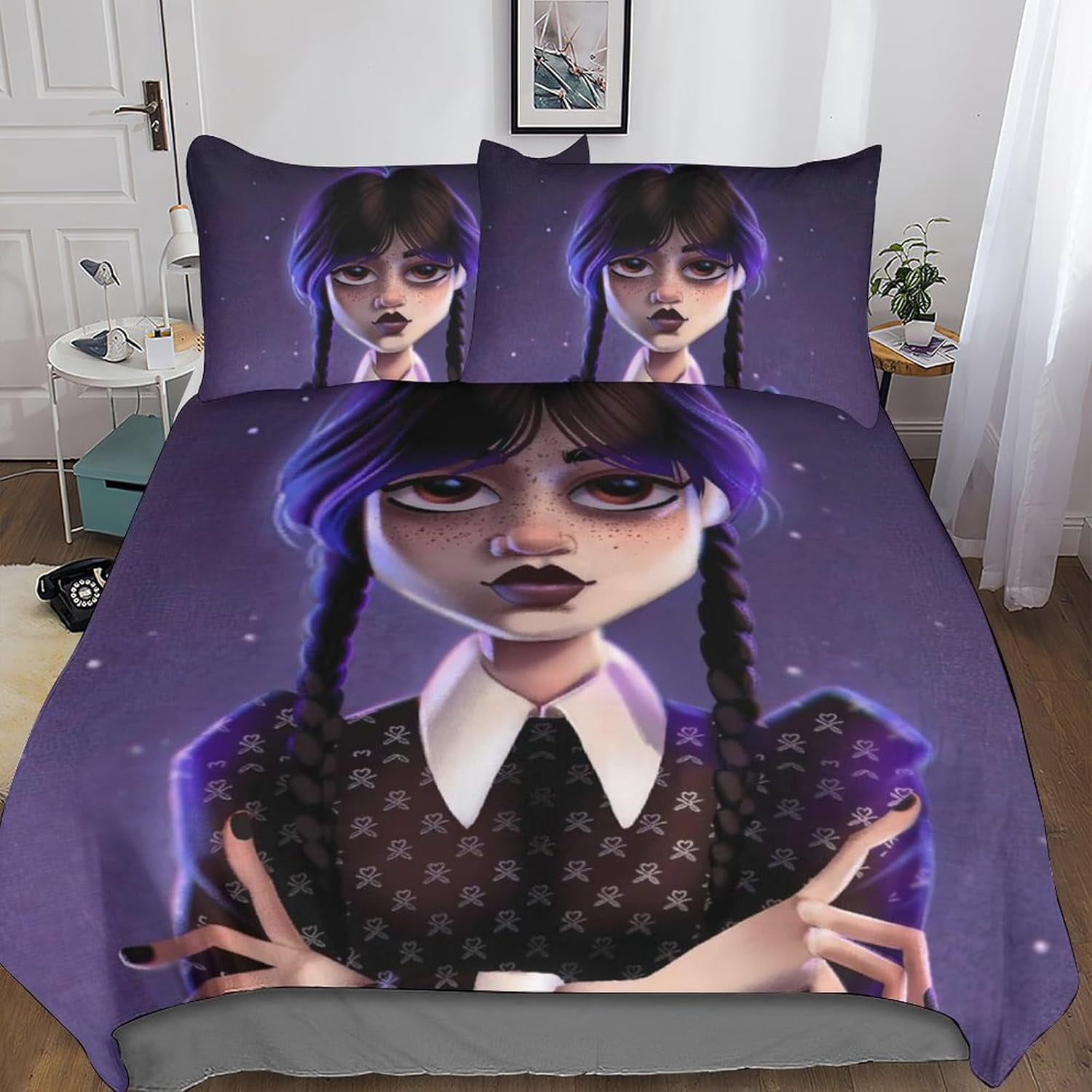 Click here for Yingd Wednesday Addams Childrens Duvet Cover  Prin... prices