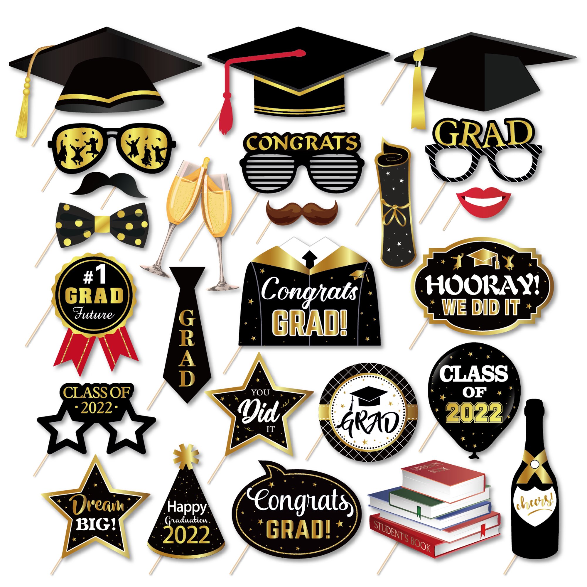 Graduation 2022 Celebration Clip Art