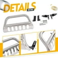 KOJEM Bull Bar Bumper Fit for 2010-2023 Toyota 4Runner,Push Bumper ...