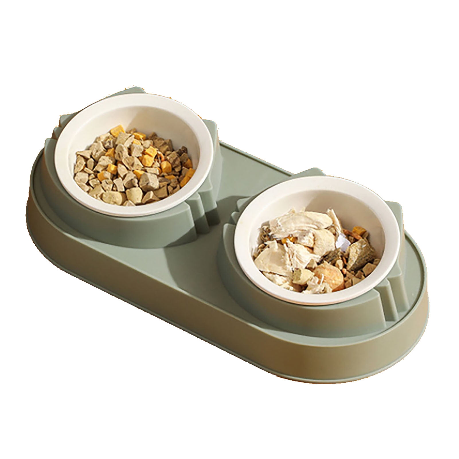 Click here for Unbranded Dual Pet Food Bowl double Pet Bowl Large... prices