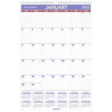 Large Laminated Calendar