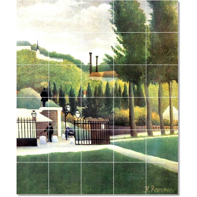 Ceramic Tile Mural-Jean-Jacques Rousseau Poster Art Tile Mural Home ...