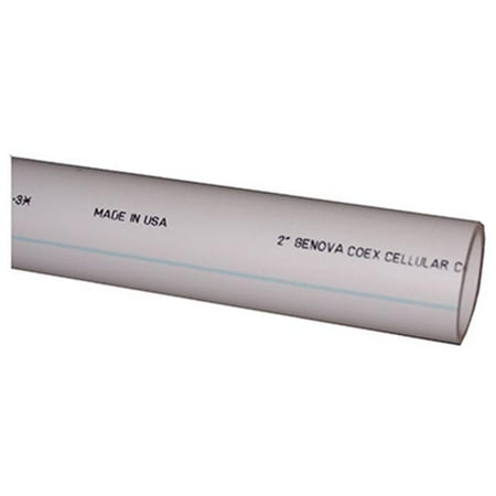 Genova Products 70045F 4 in. x 5 ft. Schedule 40 PVC Cell Core DWV Pipe ...