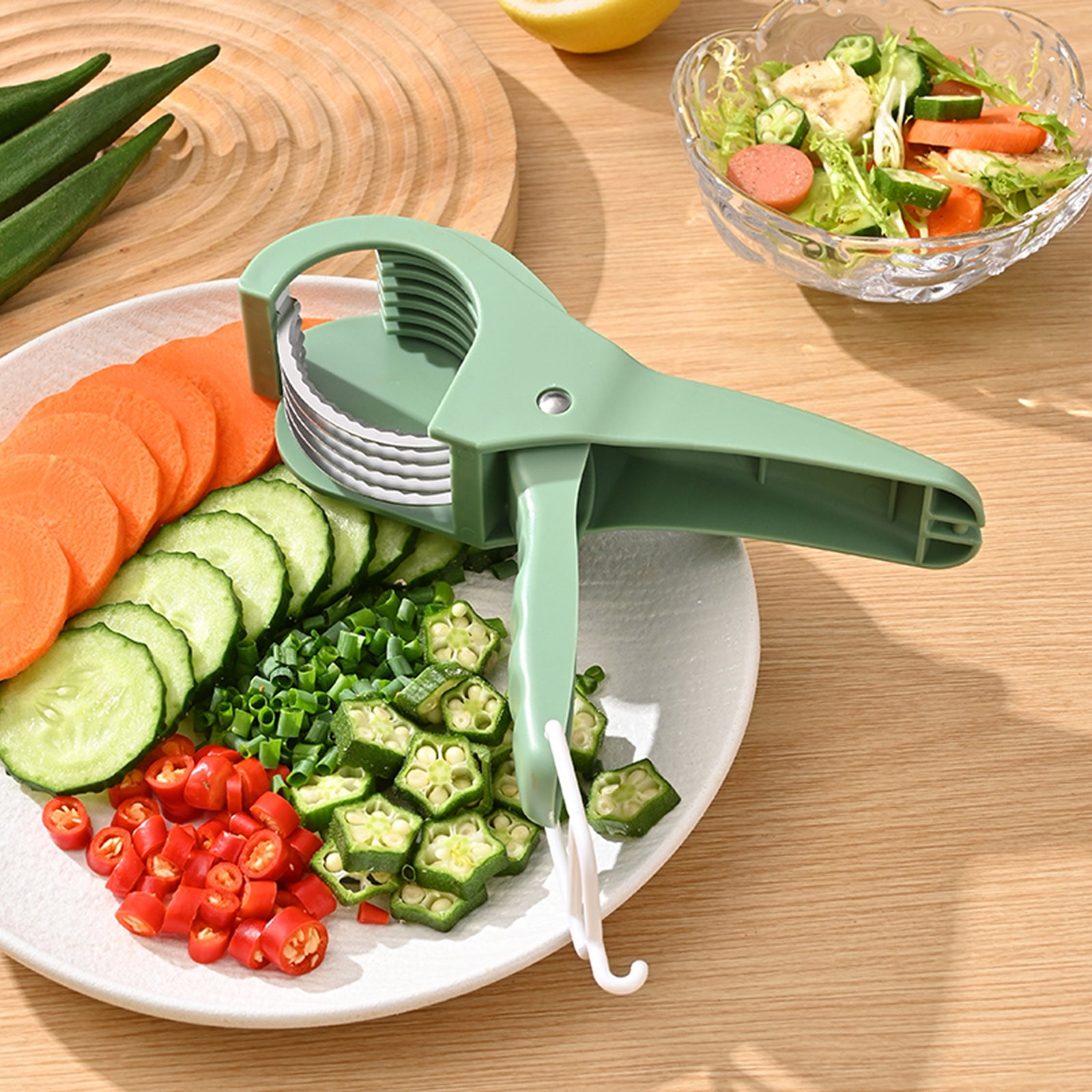 Vivavault Vegetable Chopper And Dicer -Function Kitchen Food Processor With One Size